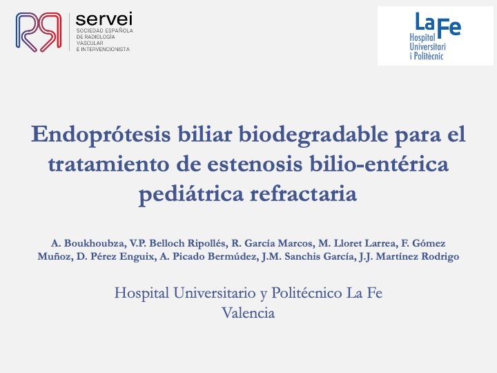Estenosis bilio-entérica pediátrica | Caso clínico SERVEI